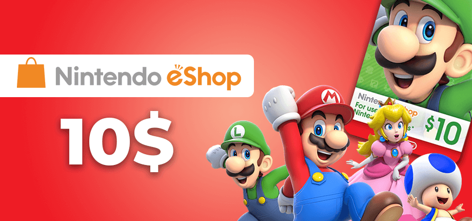 Nintendo Eshop Prepaid Card 10$ | Divine Shop