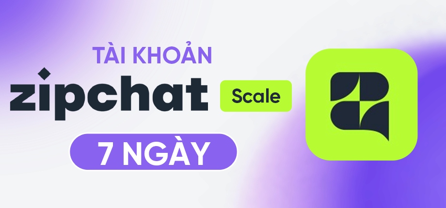 Zipchat.ai Scale 7 ngày - Tài khoản | Divine Shop