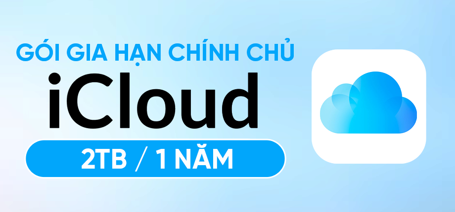 iCloud 2TB 1 năm (5 thành viên) - Gói gia hạn chính chủ | Divine Shop